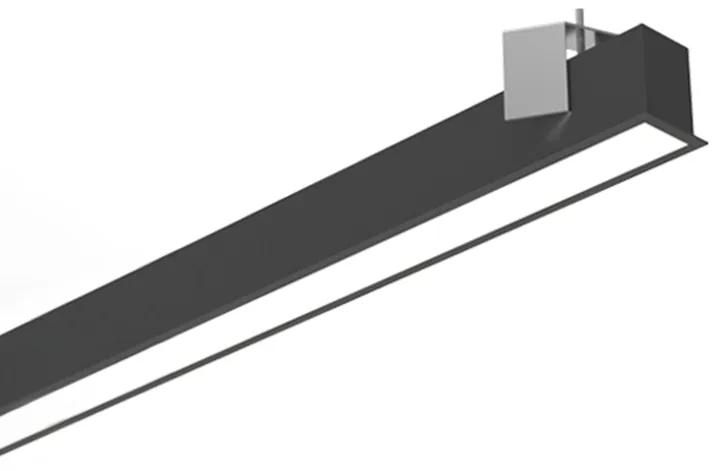 Vestavné lineární svítidlo Dash 40 Recessed Barva: Černá, Délka: 2260 mm, Teplota chromatičnosti / Stmívání: 3000 Kelvinů / Nestmívatelné