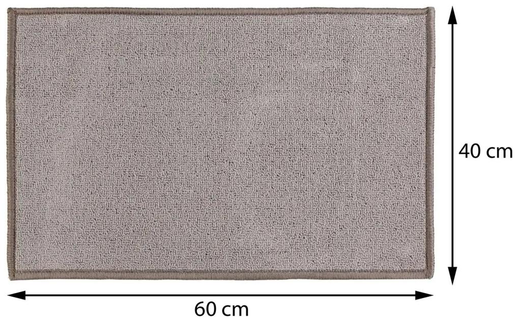 Koupelnový kobereček Five 40x60 cm šedý
