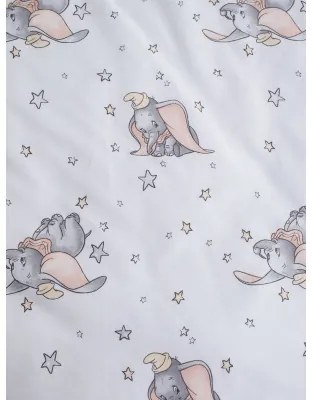 Jerry Fabrics Bavlněné povlečení do postýlky – Dumbo "Grey"  baby