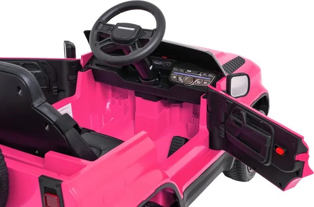 Elektrické autíčko Land Rover Defender růžové