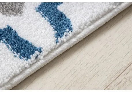 koberec ALTER Porto květiny modrý velikost 160x220 cm | krásné koberce cz