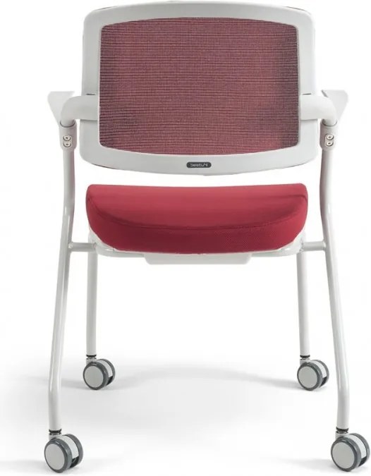 Office Pro Konferenční židle na kolečkách Bestuhl U20 WHITE — více barev, stohovatelná Šedá