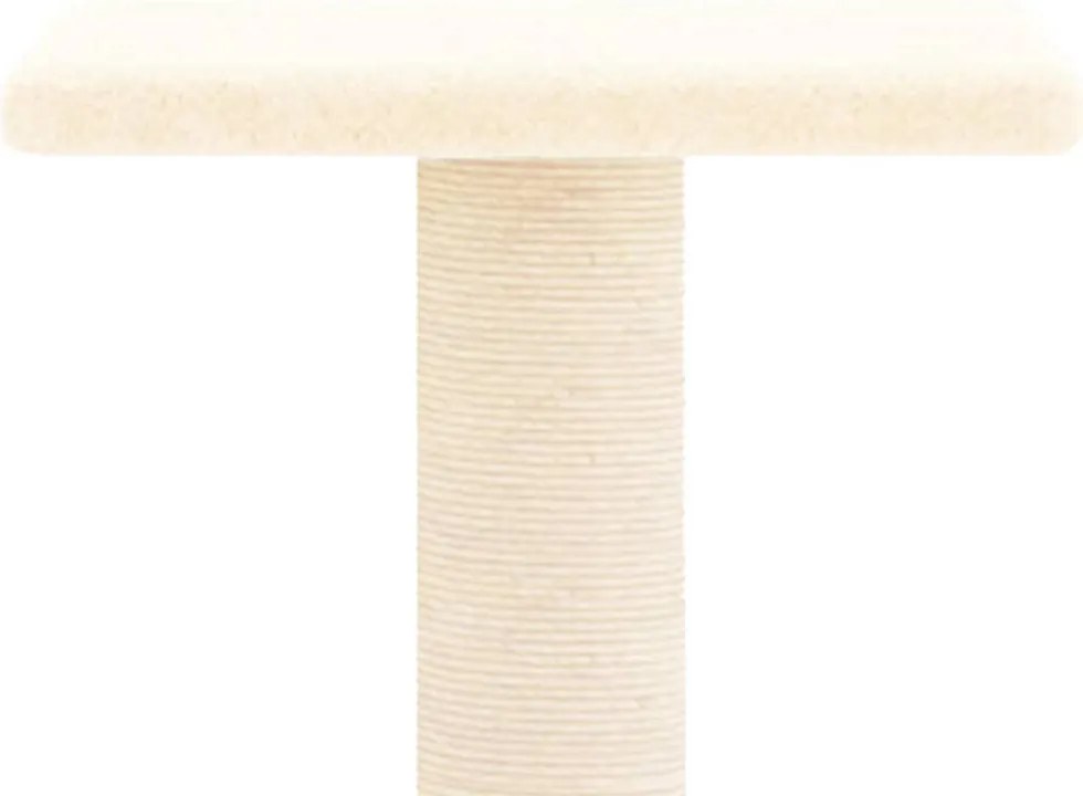 Škrabadlo pro kočky se sisalovými sloupky krémové 73 cm 172034