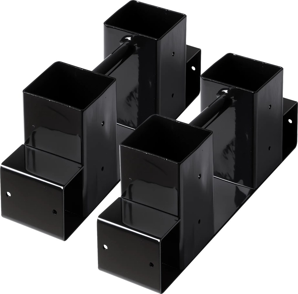 Stojan pro ukládání dřeva Wiltec – 335 × 85 × 130 mm, sada 2 ks (51462)