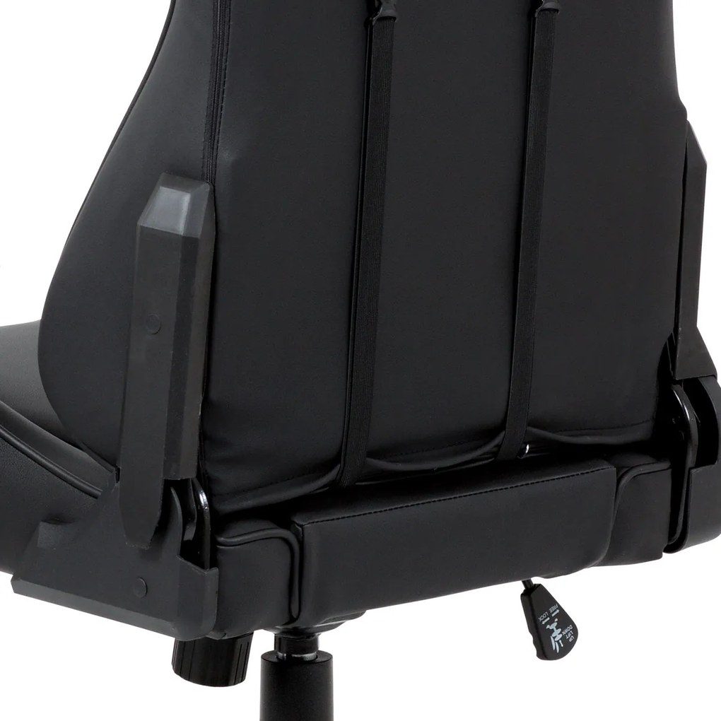 Kancelářská židle MAHER III, černá koženka