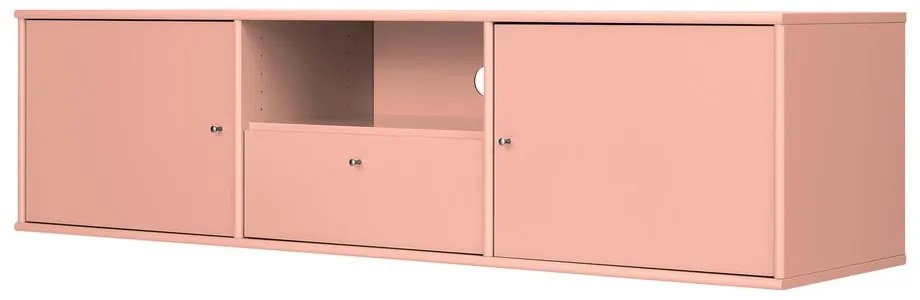 Růžový TV stolek 161x42x45 cm Mistral – Hammel Furniture