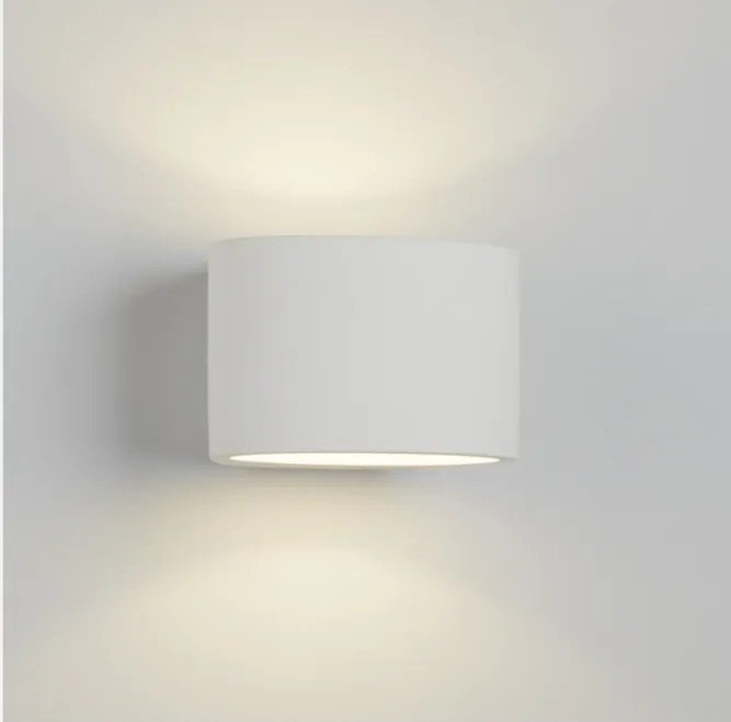 Searchlight 8721 Nástěnné svítidlo GYPSUM OVAL bílé