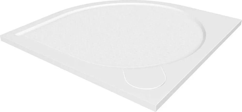 Gelco Gelco, ARCA sprchová vanička z litého mramoru, čtvrtkruh 100x100x3cm, R550, PA551