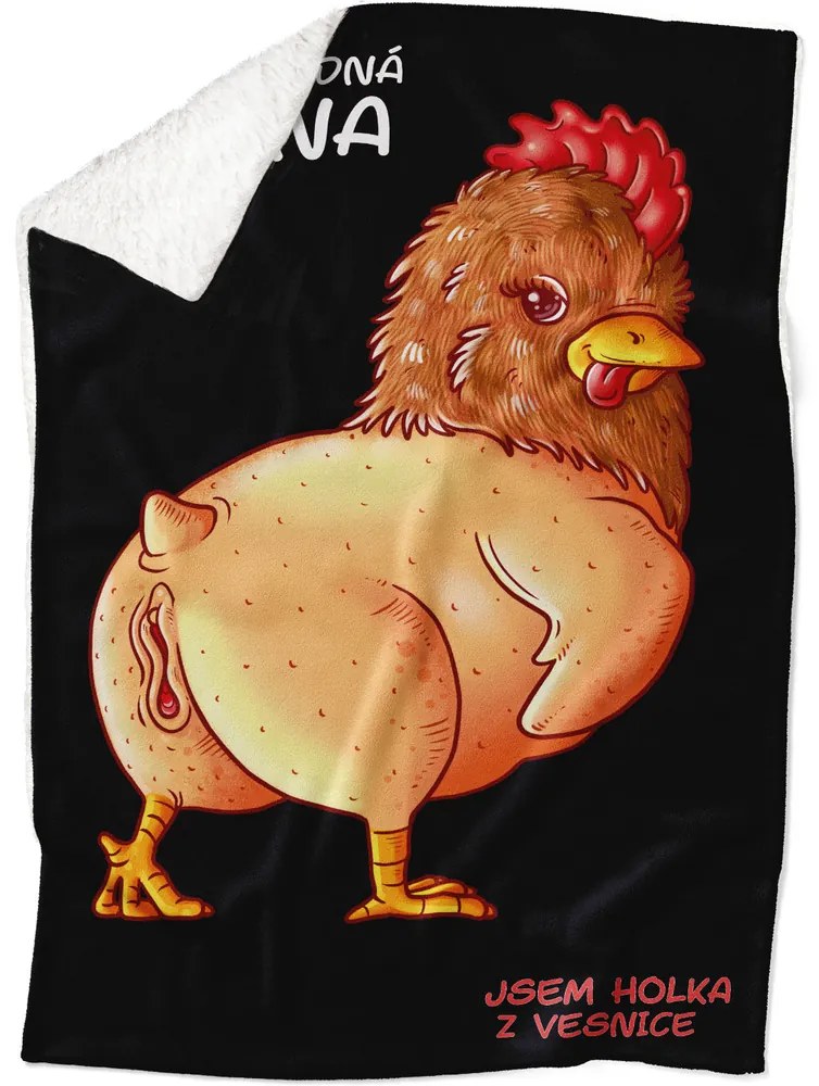 Deka Holka z vesnice (Podšití beránkem: ANO)