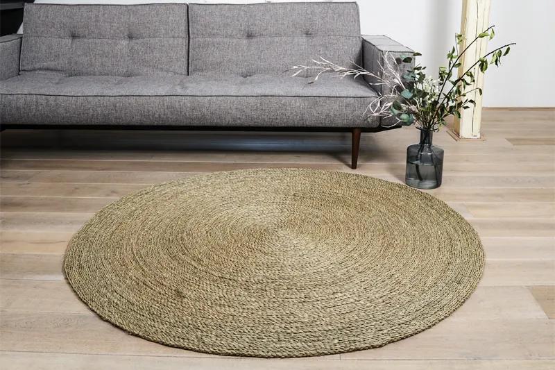 Vingo Kulatý koberec z mořské trávy – velký Rozměry (cm): průměr 120