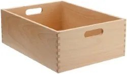 Zeller úložný box  dřevěný bukový, 40x30cm