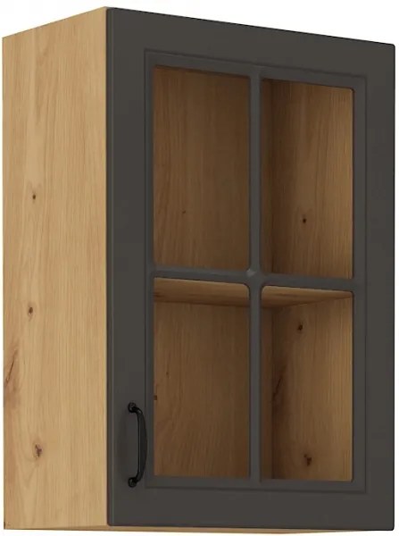 Kuchyňská skříňka Stilo 40 GS-72 1F korpus dub artisan, dvířka šedá