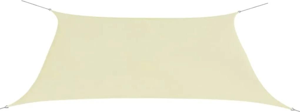 vidaXL Stínící plachta oxfordská látka obdélníková 2 x 4 m [42293] Barva: krémová