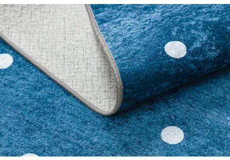 Dywany Luszczow Dětský kusový koberec JUNIOR 52244.801 pratelný  Mickey Mouse pro děti protiskluz, modrý Rozměr koberce: 200 x 290 cm
