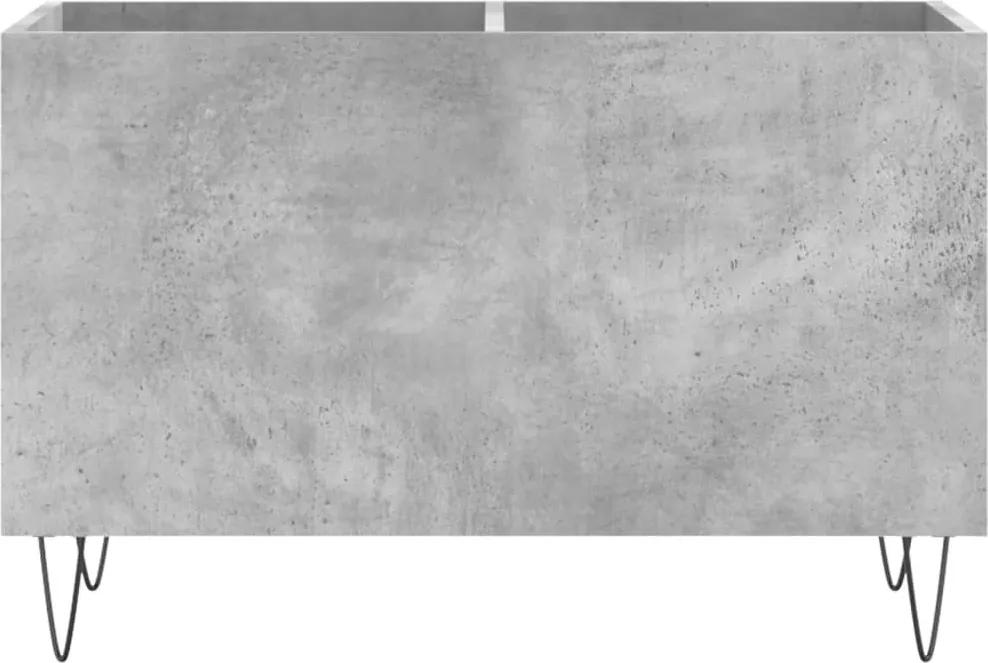 vidaXL Skříňka na LP desky 74,5x38x48 cm kompozitní dřevo [831728] Barva: bílá s vysokým leskem