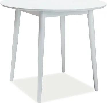 Casarredo - Komfort nábytek Kulatý jídelní stůl LARSON 90, bílá