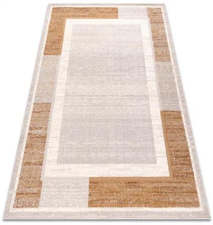 Kusový koberec vlněný ANGEL 6232 / 52822 Geometrický béžový zlatý Rozměr: 160x230 cm
