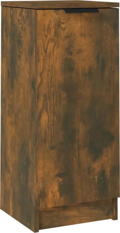 vidaXL Příborník 30 x 30 x 70 cm kompozitní dřevo [817006] Barva: bílá s vysokým leskem