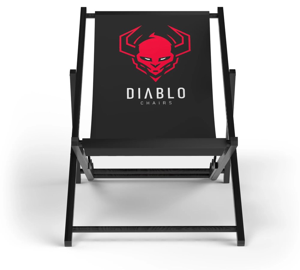 DIABLO CHAIRS Zahradní lehátko Diablo, černé