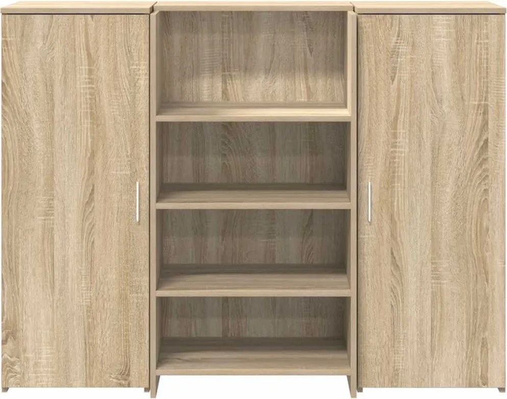 Recepční stůl dub sonoma 135x50x103,5 cm kompozitní dřevo 3324189