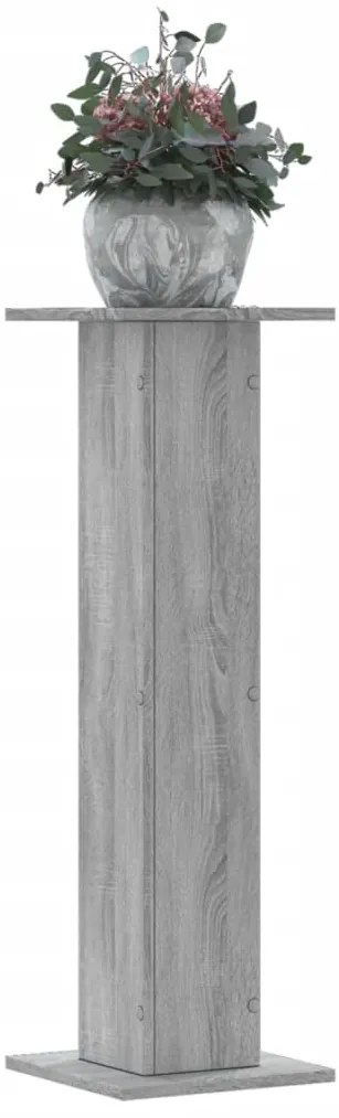 Stojany na rostliny 2 ks šedé sonoma 30 x 30 x 95 cm kompozit 3307878