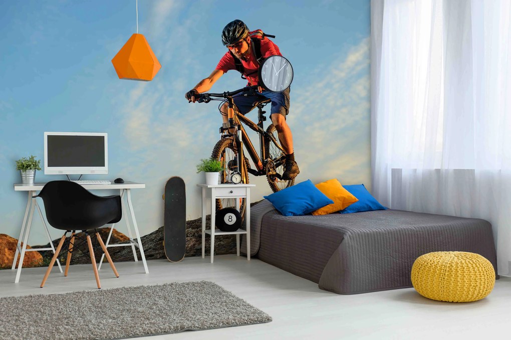 Malvis ® Tapeta Cyklista Vel. (šířka x výška): 288 x 200 cm