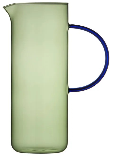 Lyngby Glas Skleněný džbán Torino 1.1L Green/Blue