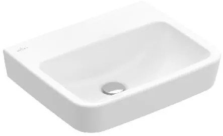 Villeroy & Boch O.novo - Umývátko 450x370 mm, bez přepadu, bez otvoru pro baterii, alpská bílá 43444801