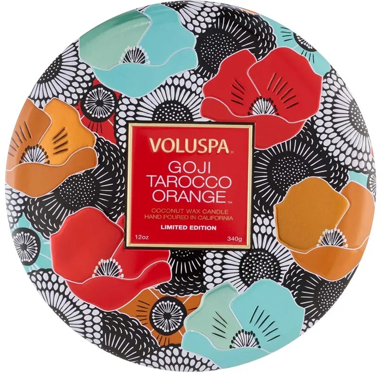 Voluspa – XXV limitovaná edice svíčka Goji Tarocco Orange (Goji a pomeranč Tarocco), 340 g