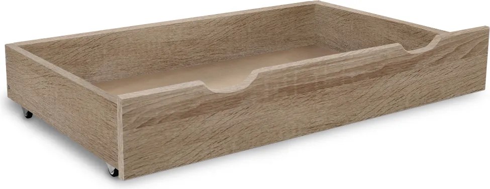 Úložný box pod postel 150 cm, dub sonoma