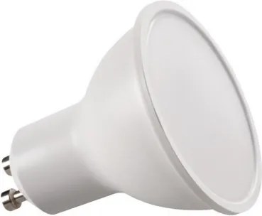 LED žárovka GU10 Kanlux 6,5W (50W) studená bílá (6500K), reflektor 100° 34969