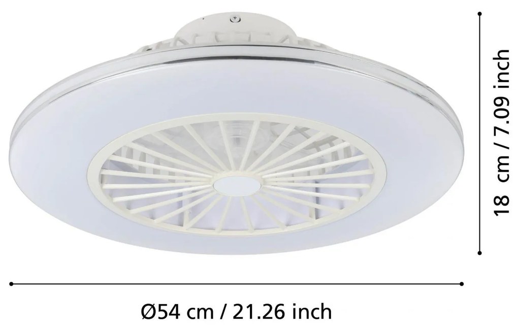 EG 35142 Ventilátor se svítidlem LOVISCA EGLO 35142 - EGLO