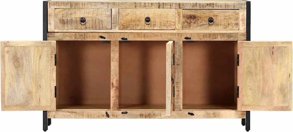 Příborník 120 x 35 x 76 cm masivní mangovníkové dřevo 247445
