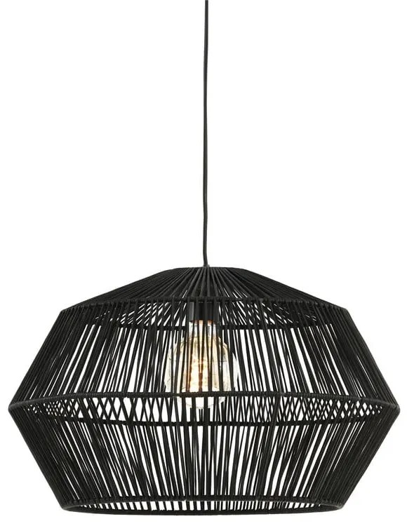 Matně černé stropní svítidlo ø 49 cm Deya – Light & Living