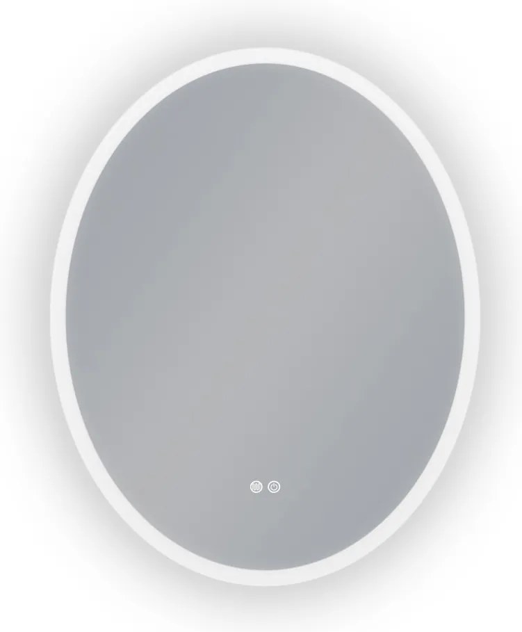 Erga Paola, oválné LED zrcadlo 80x120cm, 2990 lm, 3 barvy světla, přední a zadní osvětlení, ERG-V01-302-1280-00