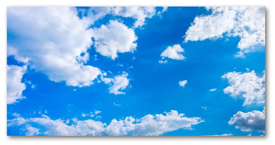 Wallmuralia Foto obraz akrylové sklo Oblaka na nebi 120x60 cm