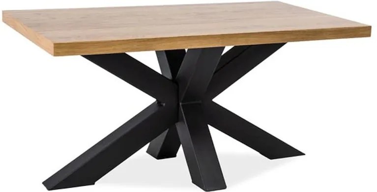 Konferenční stolek 110x60 cm z masivního dřeva v dekoru dub typ B KN526