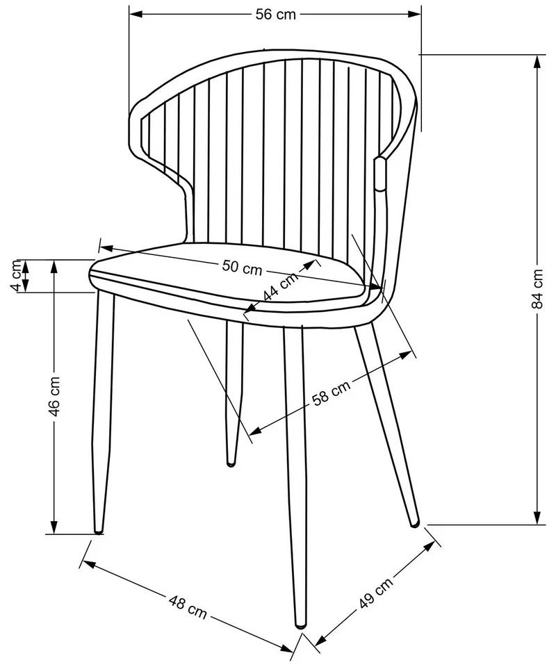 Jídelní židle Leif, béžová