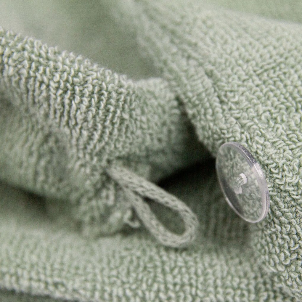 Bavlněný froté turban do sauny a wellness Comfort olivový