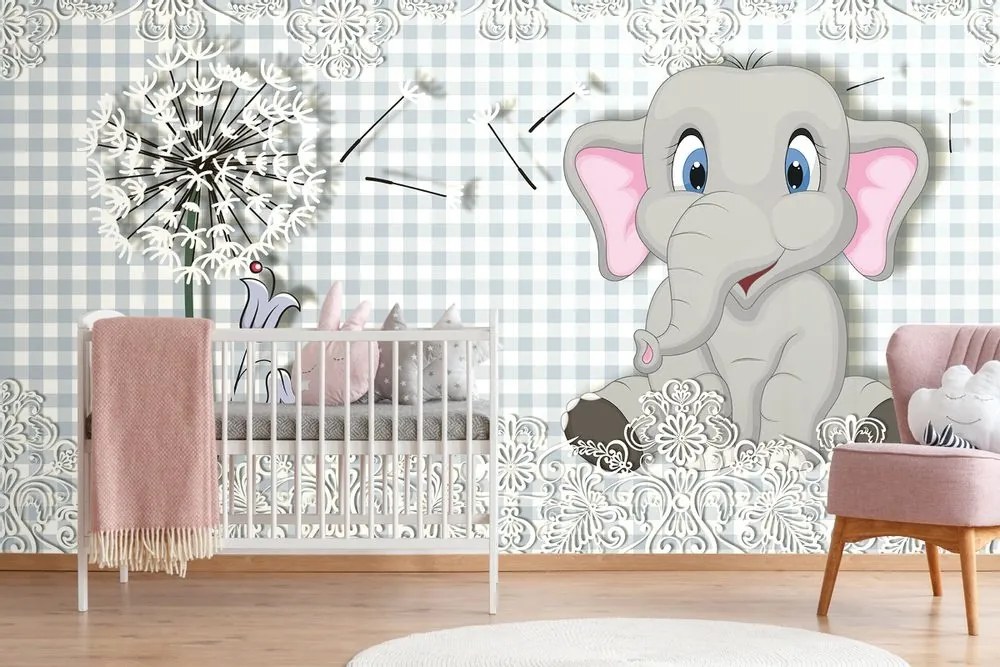 Tapeta sloník Dumbo - 375x250 cm