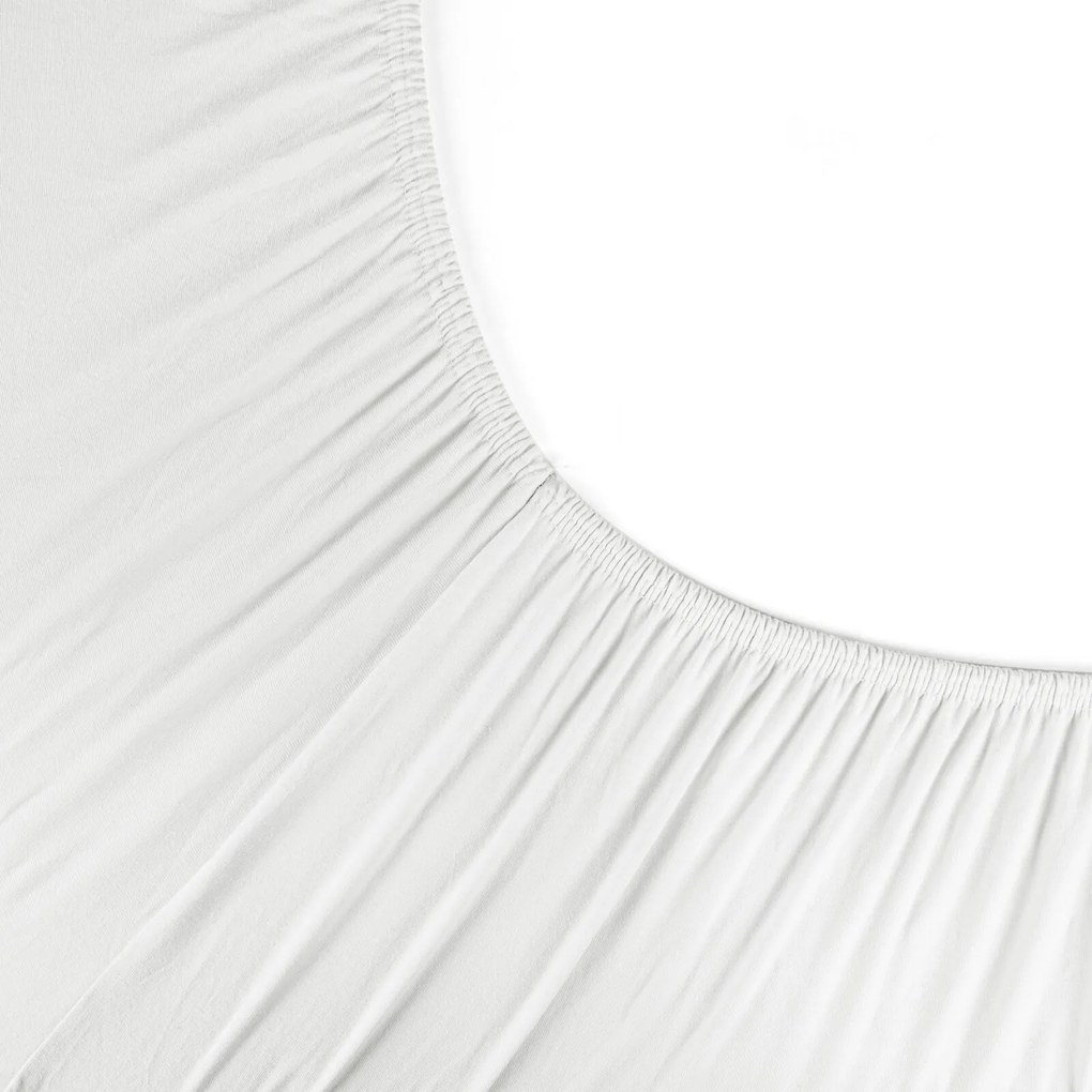 JERSEY PROSTĚRADLO JERS4 180X200 CM, VÝŠKA 30 CM KRÉMOVÉ