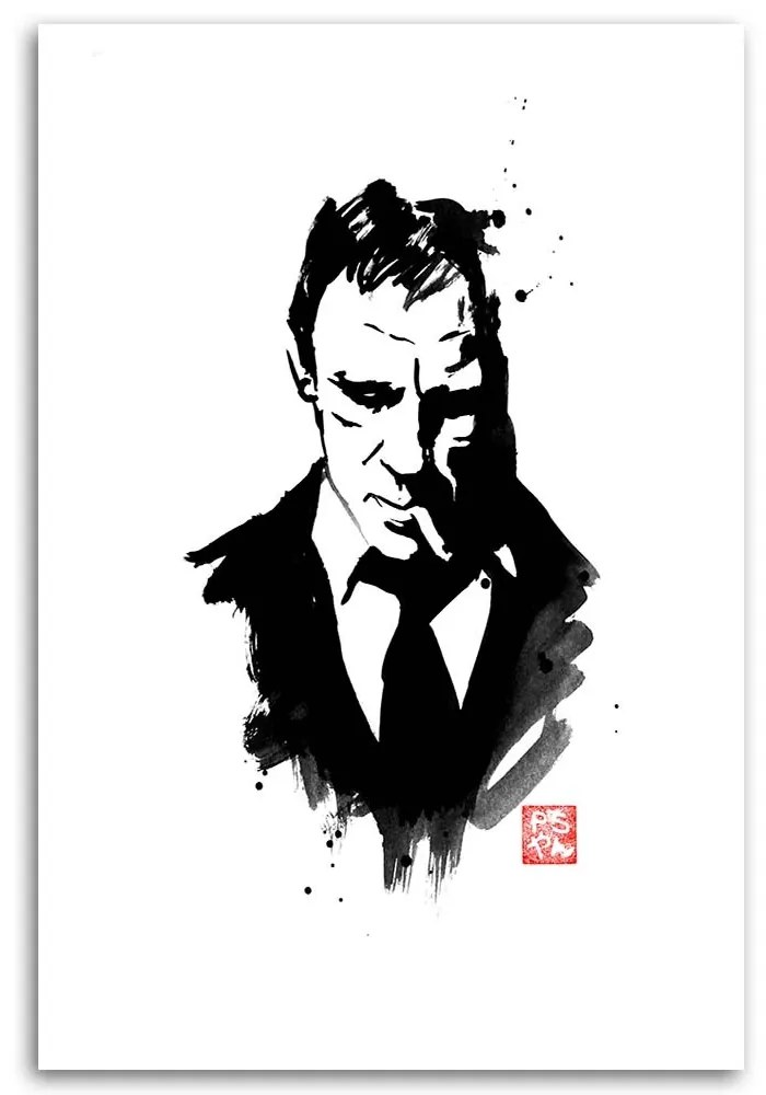 Gario Obraz na plátně James Bond Daniel Craig - Péchane Rozměry: 40 x 60 cm