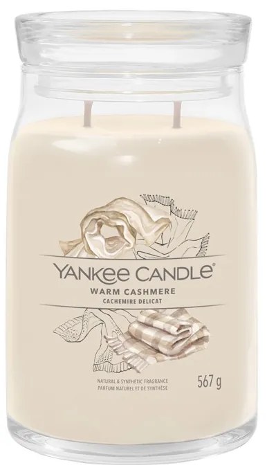 Yankee Candle Signature svíčka velká Warm Cashmere, 567g