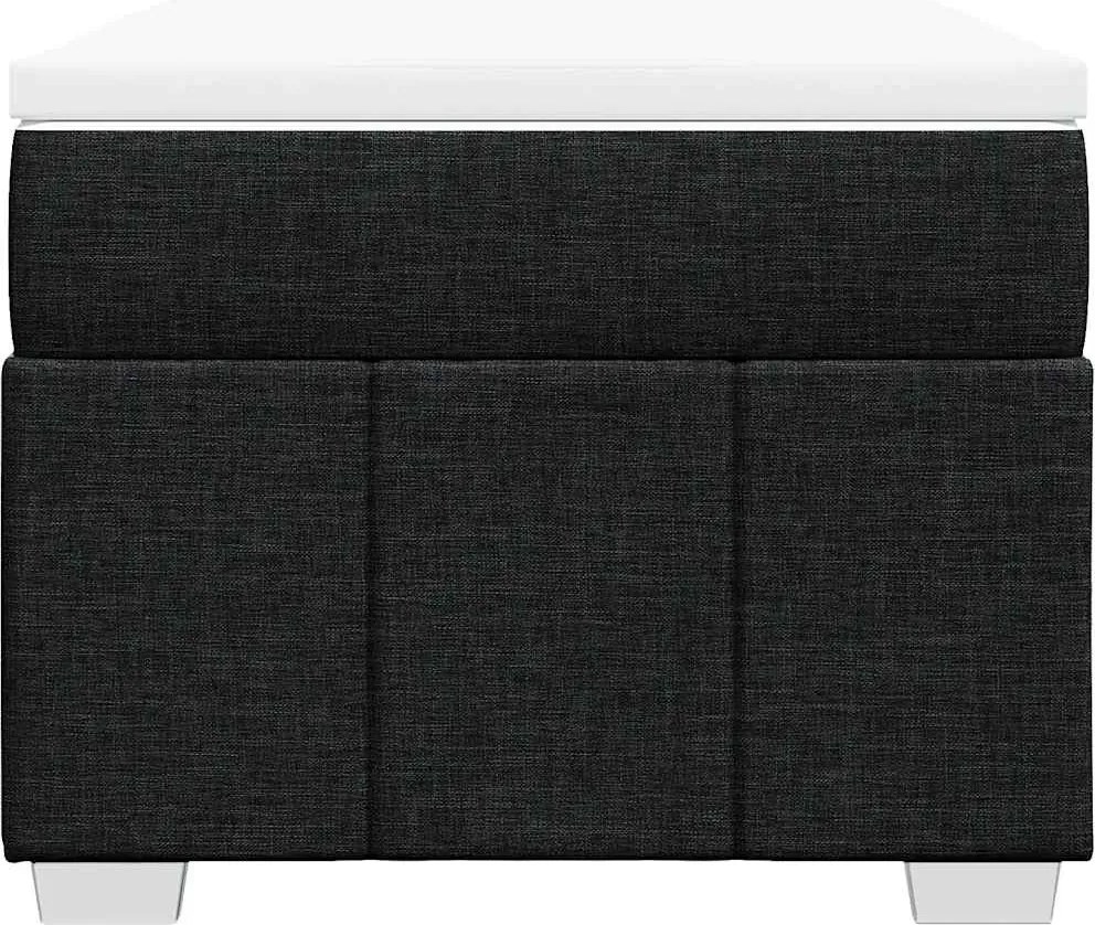 Box spring postel s matrací černá 100 x 200 cm textil 3285451