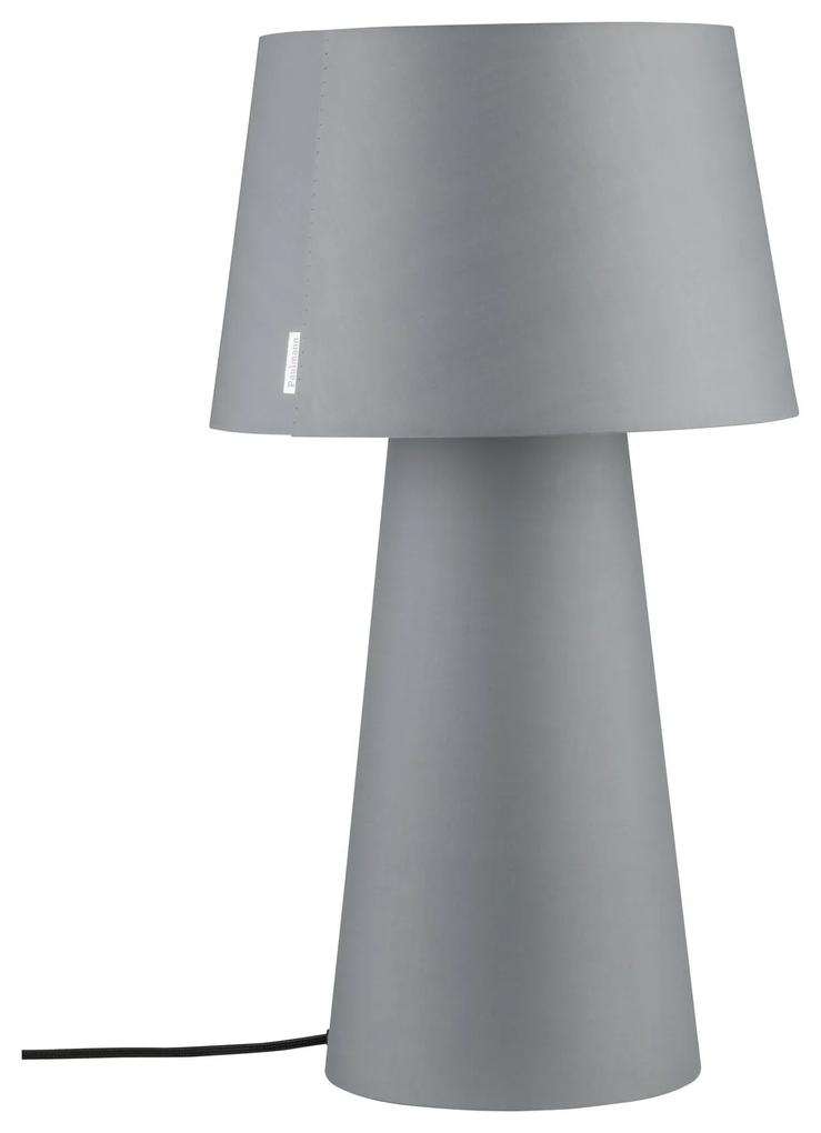 Paulmann 79735 Neordic Kelt, podlahová lampa lampa z šedé textilie, 1x20W E27, výška 62cm