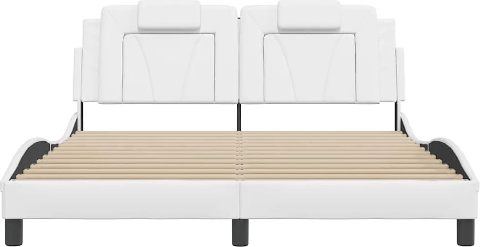 Rám postele Viana bez matrace bílý 160x200 cm umělá kůže 3208104