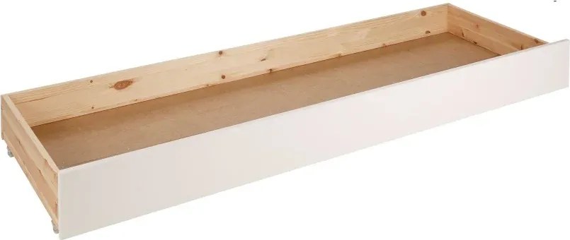 Úložný šuplík pod postel PINO/SCOTT bílý masiv