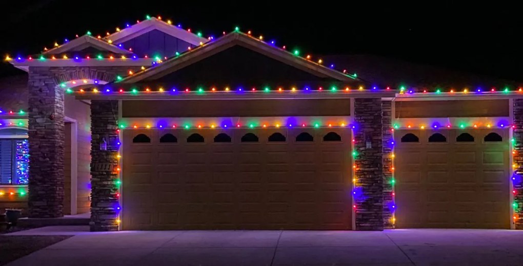 Vánoční světýlka venkovní FLASH multicolor 100 LED