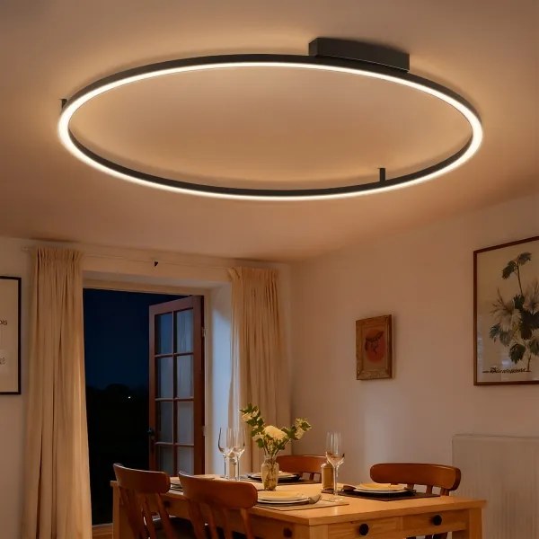 Brilagi - LED Stmívatelné svítidlo PORTOFINO LED/85W/230V pr. 120 cm černá + DO
