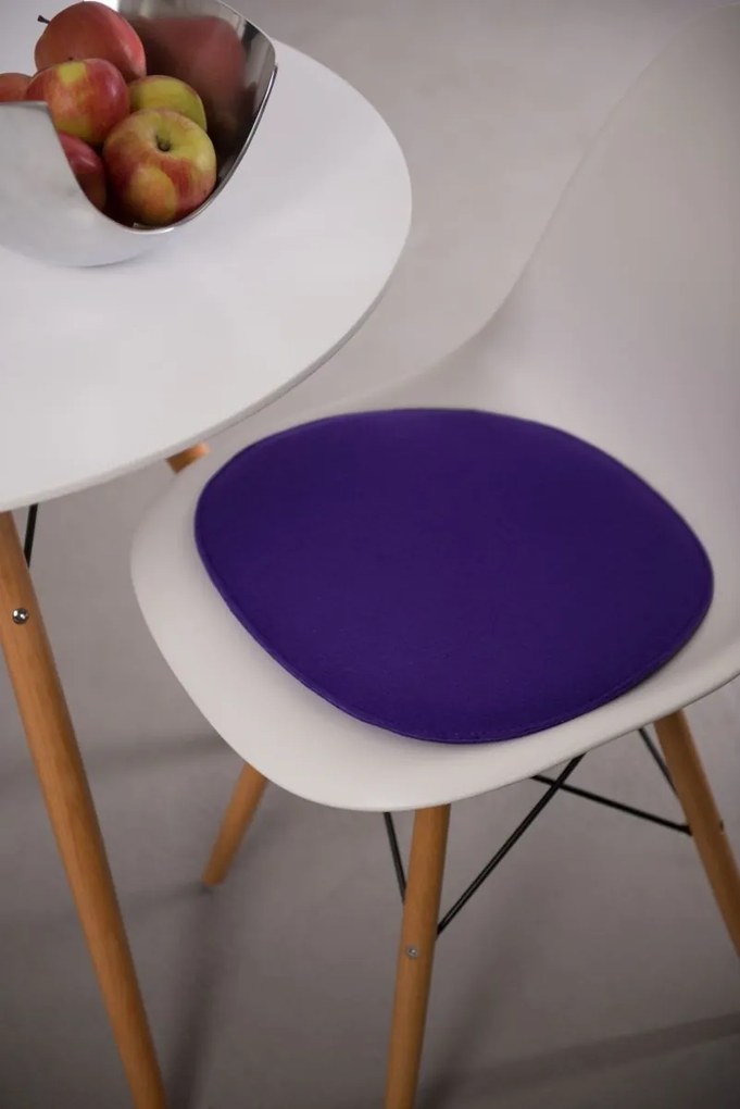 Design2 Polštář na židle SIDE CHAIR fialový